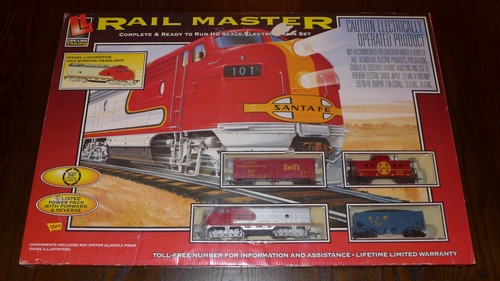 Life-Like Trains Rail Master 8883 HO Scale Santa Fe Diesel Set - Brand ...