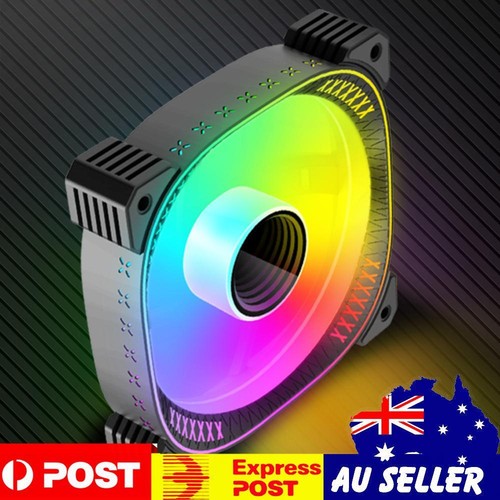Addressable RGB Fan 6PIN 5V ARGB Fans 12cm for Desktop PC Case(Black ...