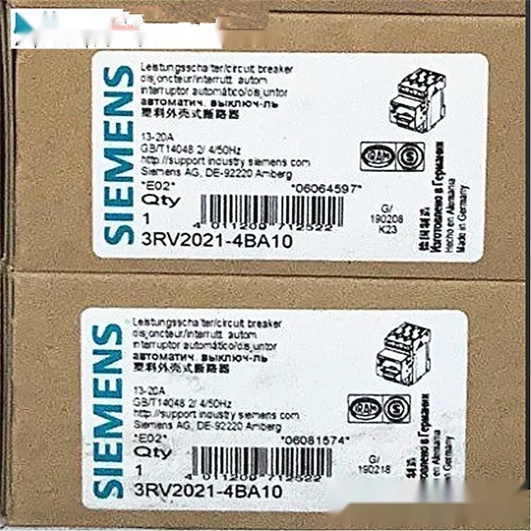 3RV2021-4BA10 1PCS NEW SIEMENS Circuit Breaker 3RV2021-4BA10 | eBay