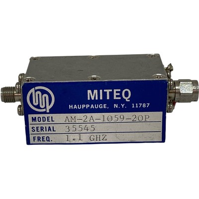 Amplifiers - Miteq Microwave Rf Power Amplifier