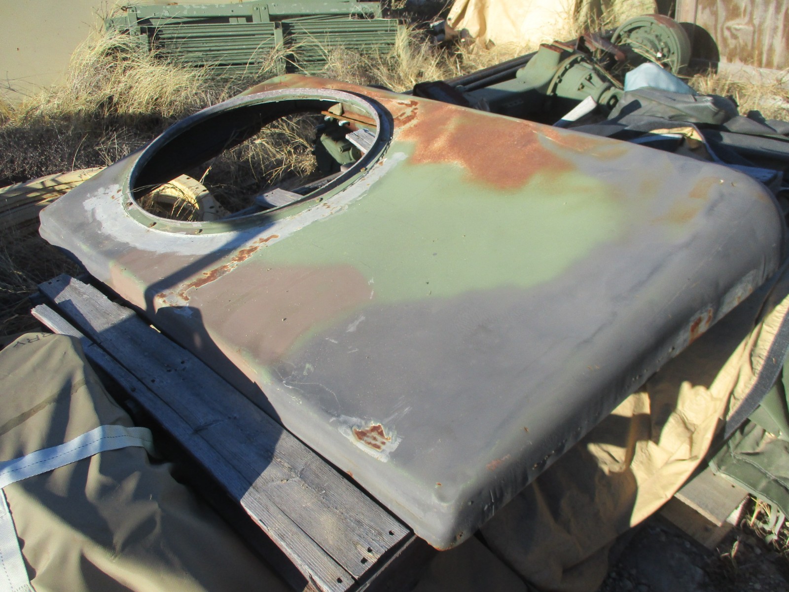 Used Hard Top Roof for M35A2, Has Gunner's Access Hole | eBay