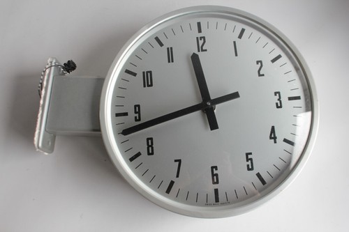 INDUCTA Double Sided Industrial Wall Clock Watch (65438) | eBay