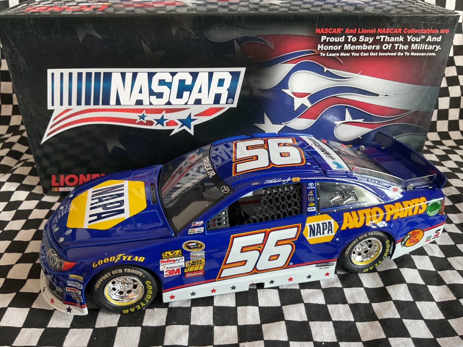 Martin Truex Jr. #56 NAPA NASCAR Salutes 2013 Toyota Camry 1/24 NASCAR ...