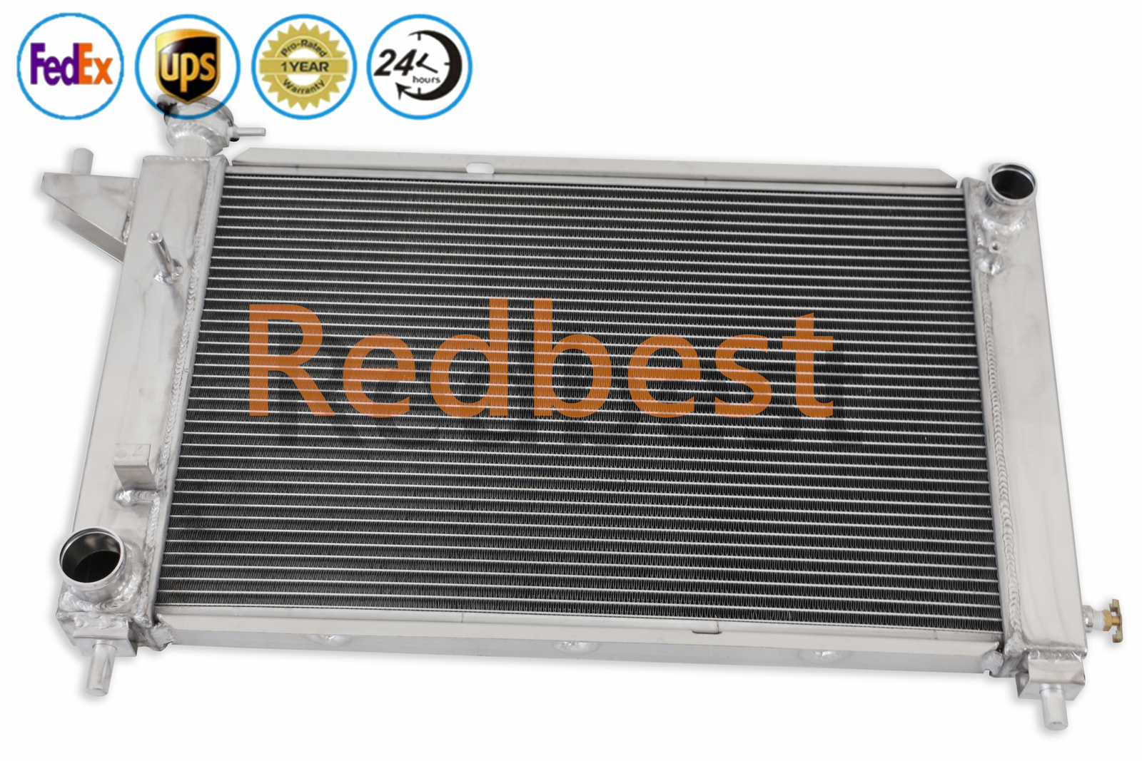CC1488 3 Row Aluminum Radiator For 1994-1996 95 Ford Mustang GT GTS SVT ...