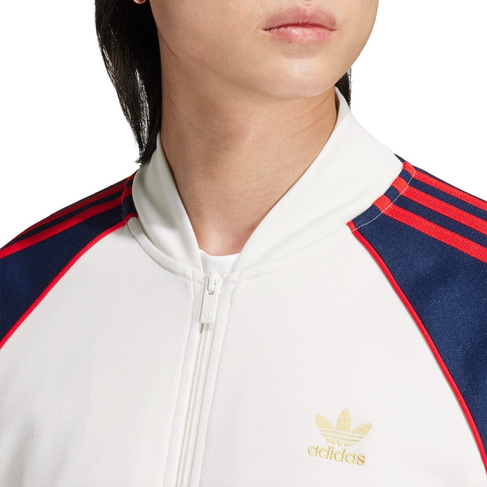 Adidas Originals Superstar Track Jacket (Cloud White/Night Indigo) Men ...