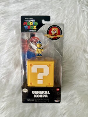 Super Mario Bros. Movie GENERAL KOOPA 1" Mini Figure w/Question Block ...