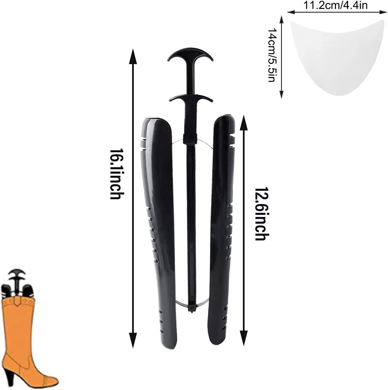 Boot Stretcher Women Men Boot Tree Shapers for Knee High Tall Boots ...