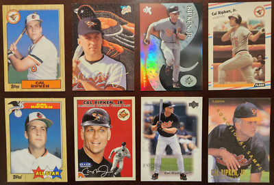 CAL RIPKEN JR. 8 card lot with ODDBALL and PROMO cards! LOW SHIPPING ...