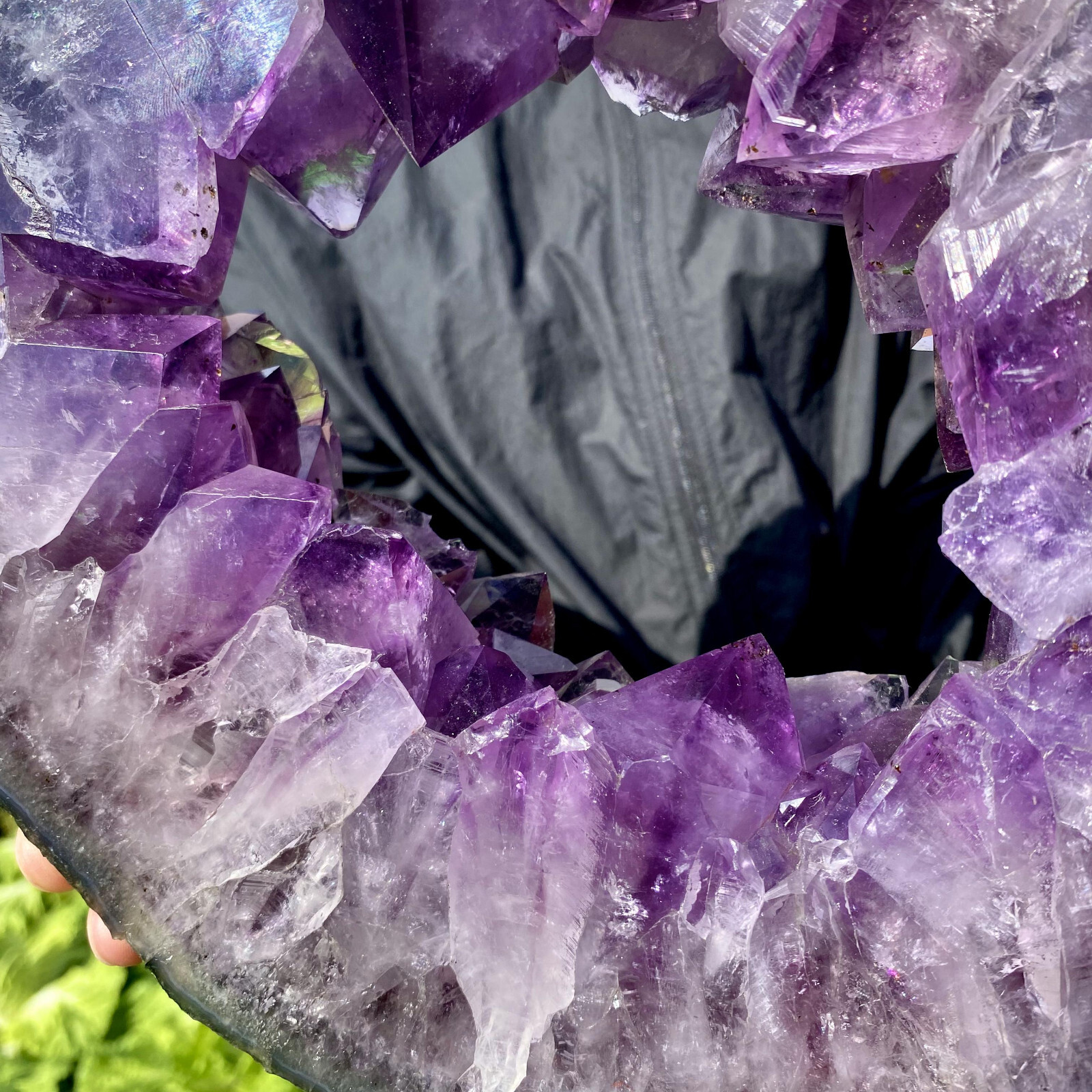 9.8LB Large Natural crystal agate amethyst quartz amethyst flaky ...