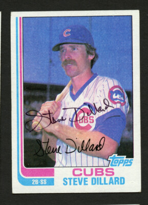 Steve Dillard #324 signed autograph auto 1982 Topps Baseball Trading ...