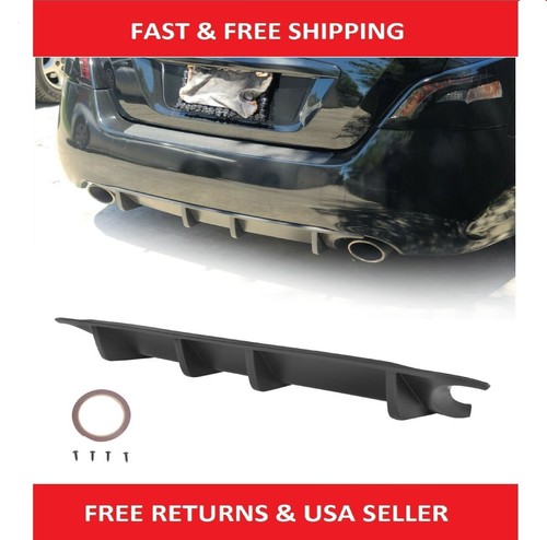 Diffuser Spoiler Chin Lip Rear Bumper For 7th Gen 09-15 Nissan Maxima ...