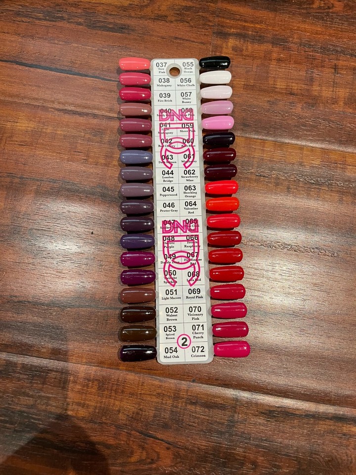 DC&DND Daisy Color Chart Gel Polish Color Sample Chart Palette Display ...