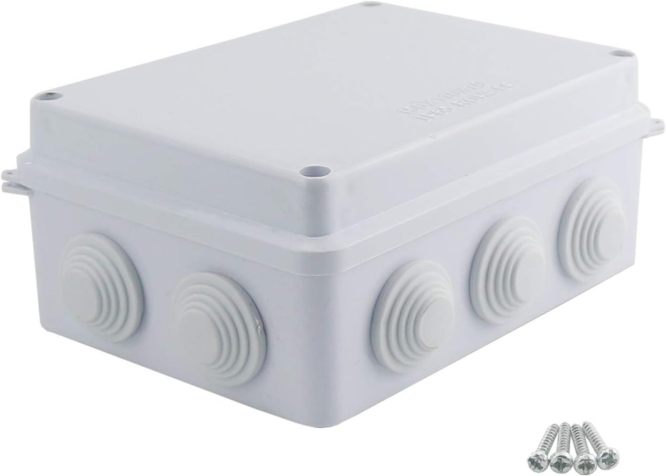 ABS Plastic Electrical Junction Box IP65 Waterproof Universal Outlet | eBay