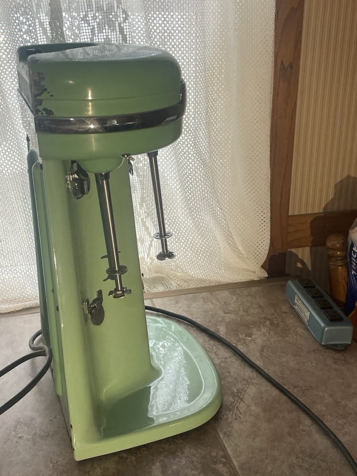 Vintage Hamilton Beach Triple 3 Head Milkshake Malt Maker Machine WORKS ...