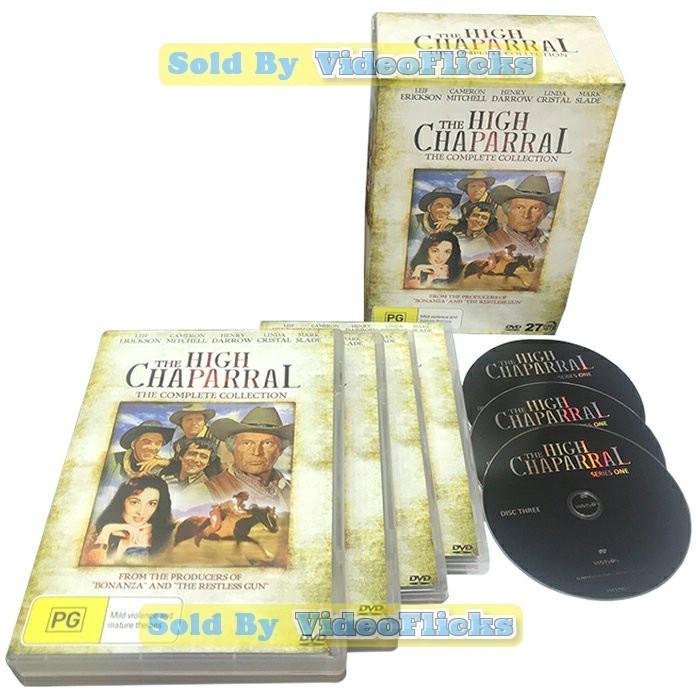 The High Chaparral Complete Series Seasons 1-4 DVD 27-Disc Box Set ...