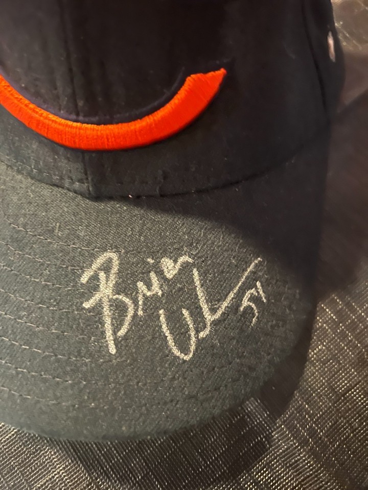 Signed BRIAN URLACHER Chicago Bears Hat w/ LOA | eBay