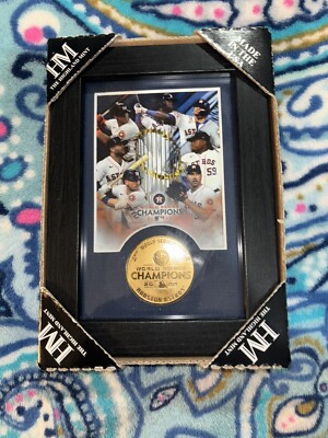 The Highland Mint Houston Astros 2022 World Series Champions Mini Print ...