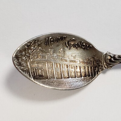 Souvenir Spoons - Sterling Silver Souvenir Spoons George Washington
