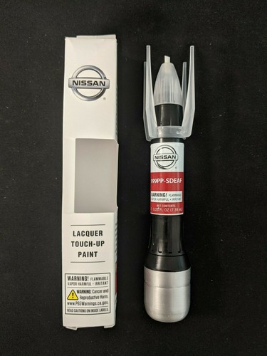 GENUINE OEM NISSAN LACQUER TOUCH-UP PAINT - LAVA RED (999PP-SDEAF) | eBay
