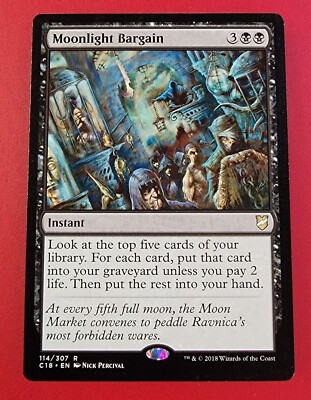 1x Moonlight Bargain | Commander 2018 | MTG Magic Cards | eBay