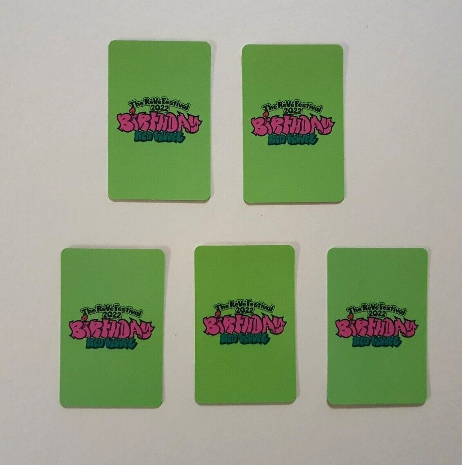 Red Velvet The Reve Festival 2022 Birthday Official Photocard + Sound ...