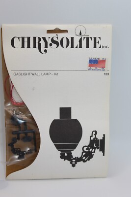 Dollhouse Miniatures Vintage Chrysolite #133 Gaslight Wall Lamp Kit | eBay