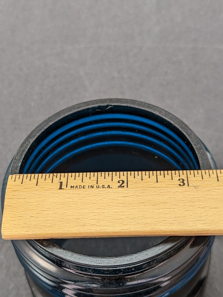 Vintage Blue Fresnel 360 Dock Lantern Lamp Glass Lens Phoenix 4072L ...