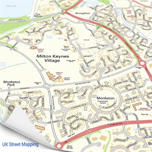 Personalised postcode centred Ordnance Survey Map Jigsaw Puzzle | eBay