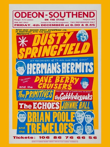 Dusty Springfield Southend Odeon 16" x 12" Photo Repro Concert Poster ...