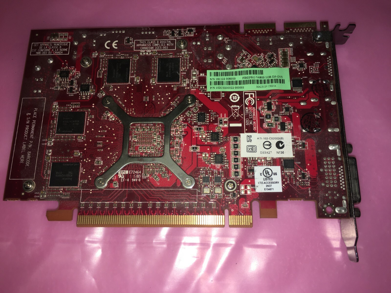 ATI FirePro V4800 3D Graphics 1GB GDDR5 Graphics Card. 5712505071236 | eBay