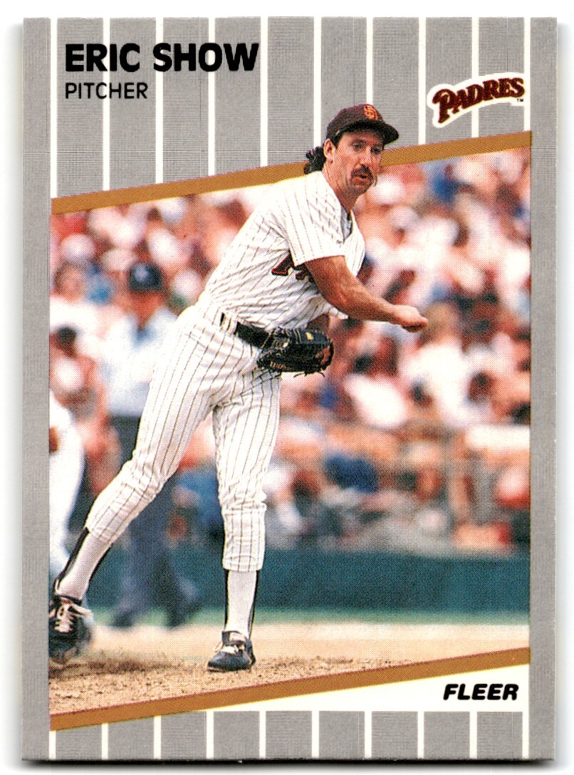 1989 Fleer Eric Show p San Diego Padres #317 | eBay