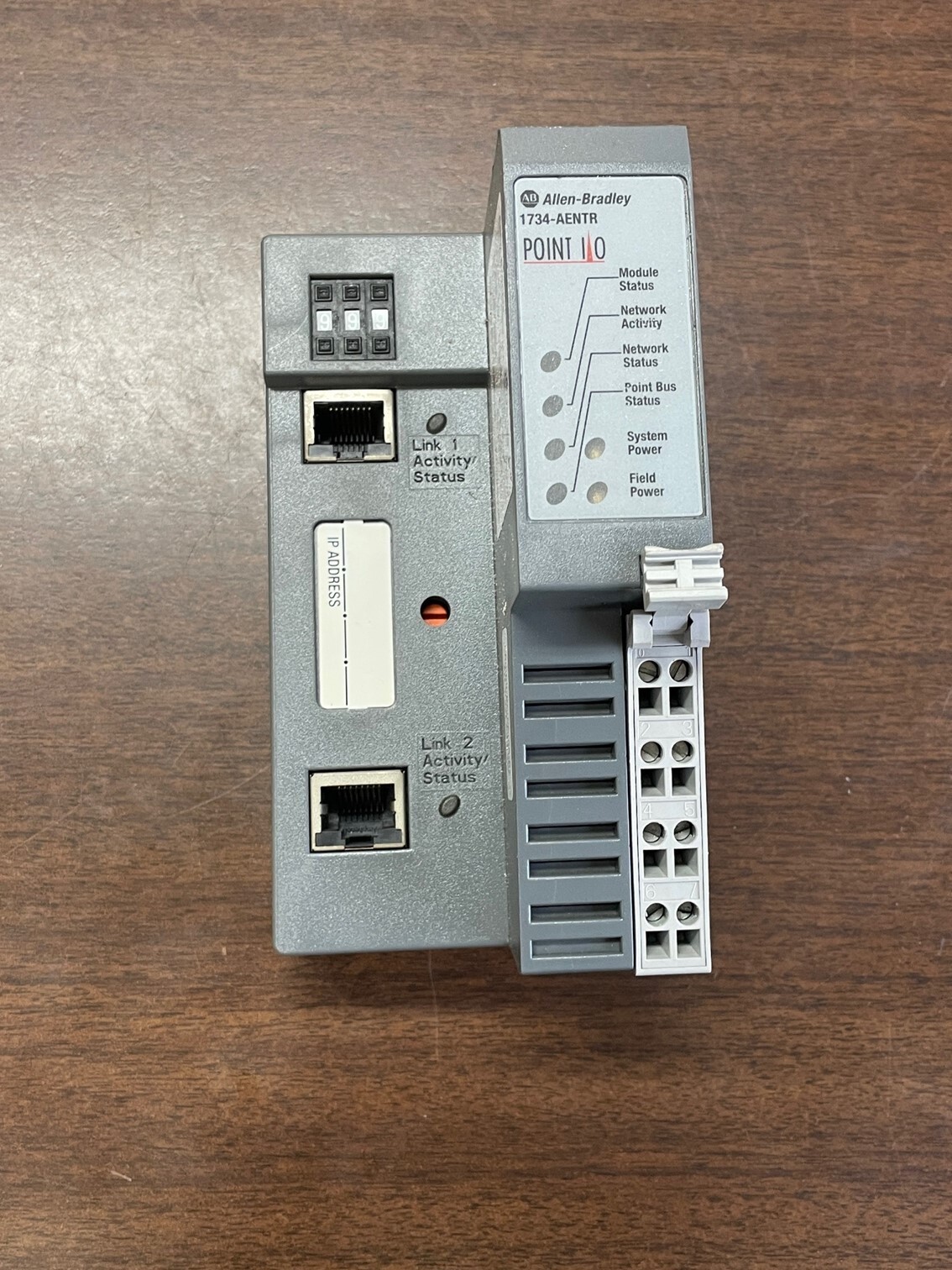 Allen-Bradley 1734-AENTR Point I/O Dual Port Network Adaptor ...