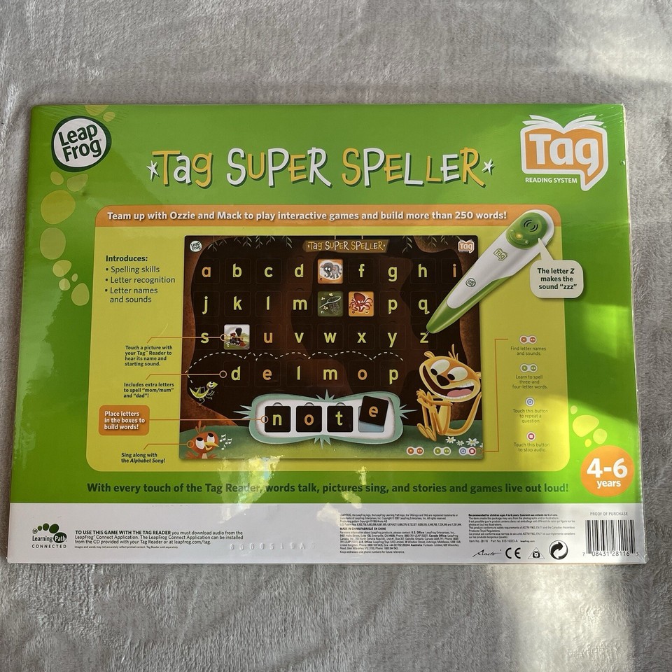 Leap Frog Tag Super Speller Tag Reading System | eBay