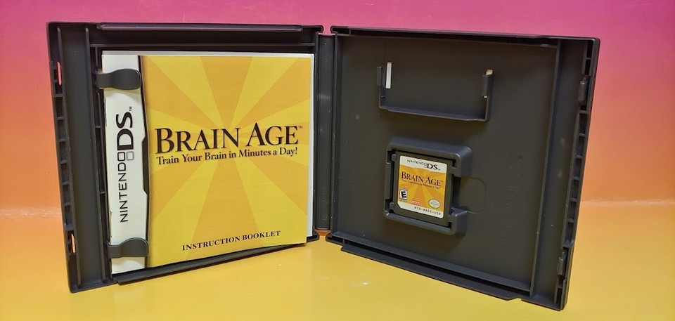 Brain Age Train your Brain Nintendo DS DS Lite 3DS 2DS Game 1 owner | eBay