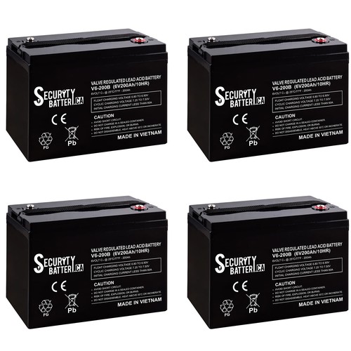 6V 200Ah AGM Deep Cycle Battery for Champion M83CHP06V27 Golf Cart RV ...