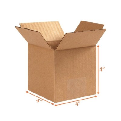 4x4x4 Cardboard Paper Boxes Mailing Packing Shipping Box Corrugated ...