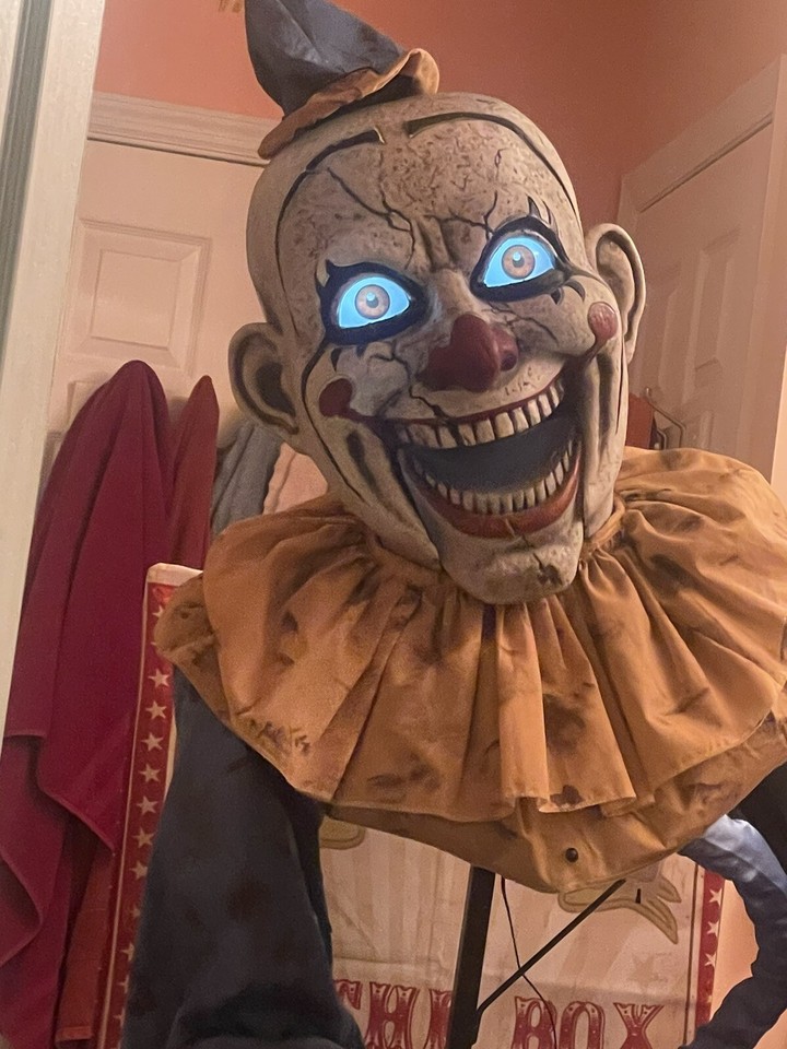 Home Accents Holiday 6’ Animated Jack In The Box Halloween Animatronic ...