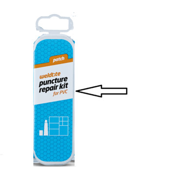 PVC Puncture Repair Kit Suitable for Beach Balls Pools, Airbeds etc ...