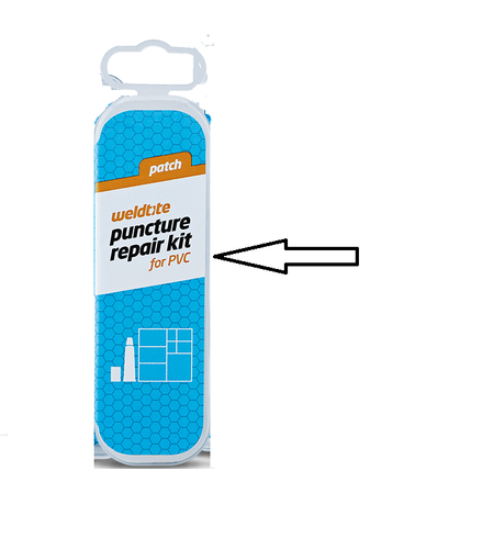 PVC Puncture Repair Kit Suitable for Beach Balls Pools, Airbeds etc ...