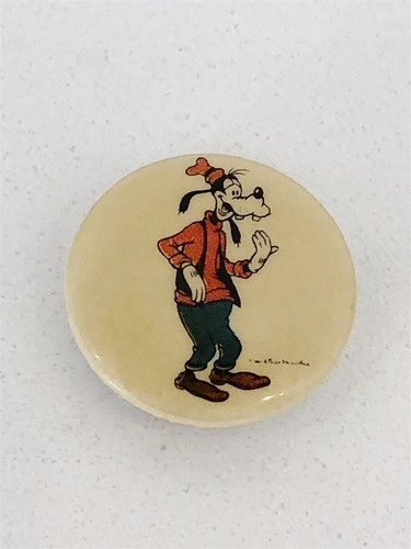 1930s WALT DISNEY GOOFY PINBACK BADGE BEAUTIFUL CONDITION | eBay