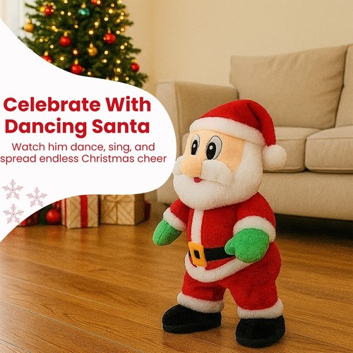 Animated Dancing Santa Claus Toy Twerking Xmas Decoration Figure Funny ...