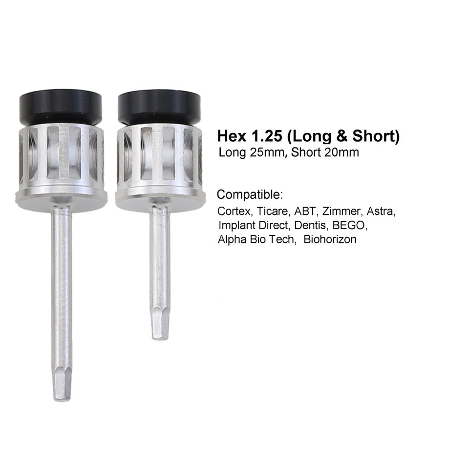 Implant Screwdriver Hex 1.25 Driver For Astra Zimmer Driver Torque ...