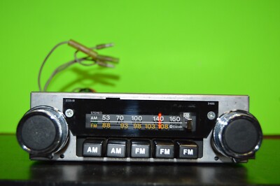 Vintage Clarion AM FM Radio Stereo Tuner Receiver + knobs RE-338F | eBay