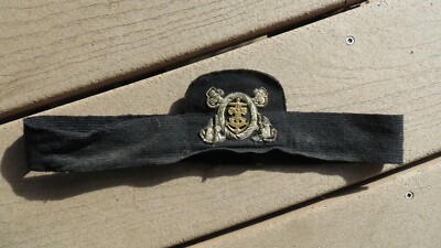 Boy Scouts of America Sea Scouts Bullion Hat Cap Badge w/ Band | eBay