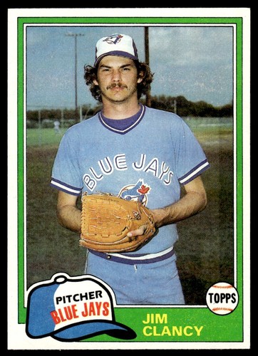 1981 Topps Jim Clancy Toronto Blue Jays #19 | eBay