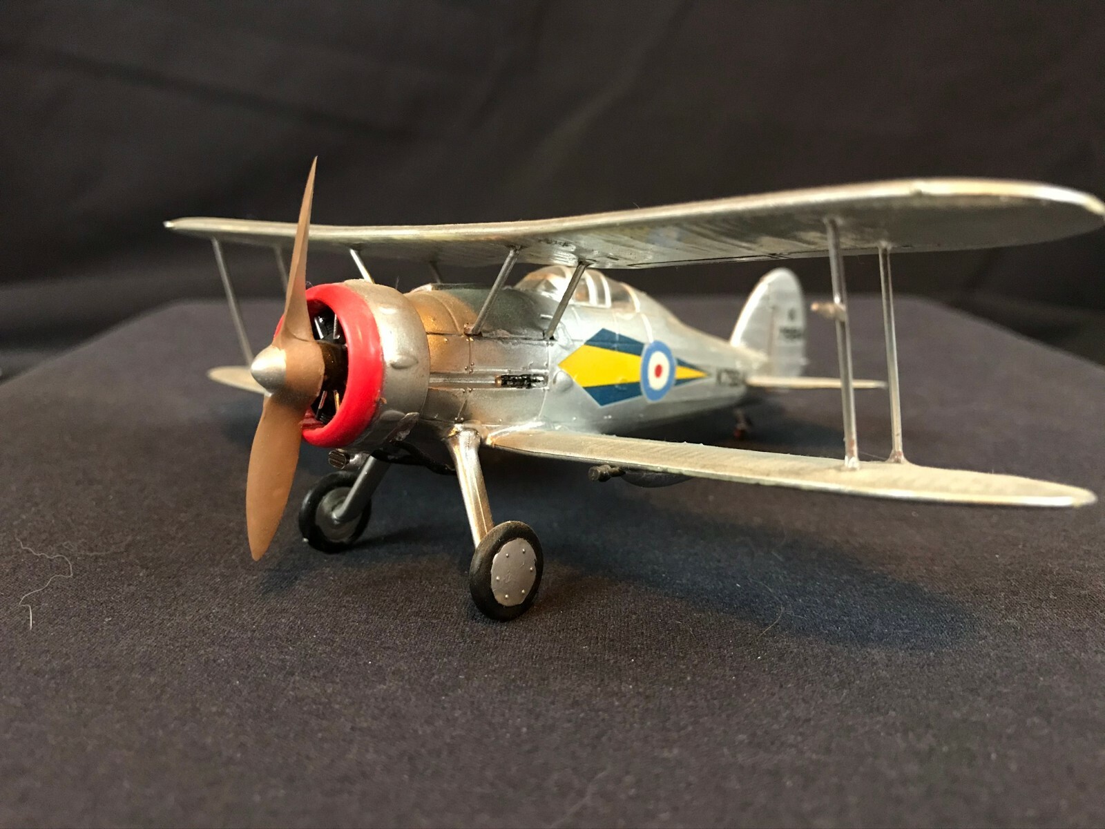 Vintage Gloster Gladiator Biplane ** Built and Detailed ** | eBay