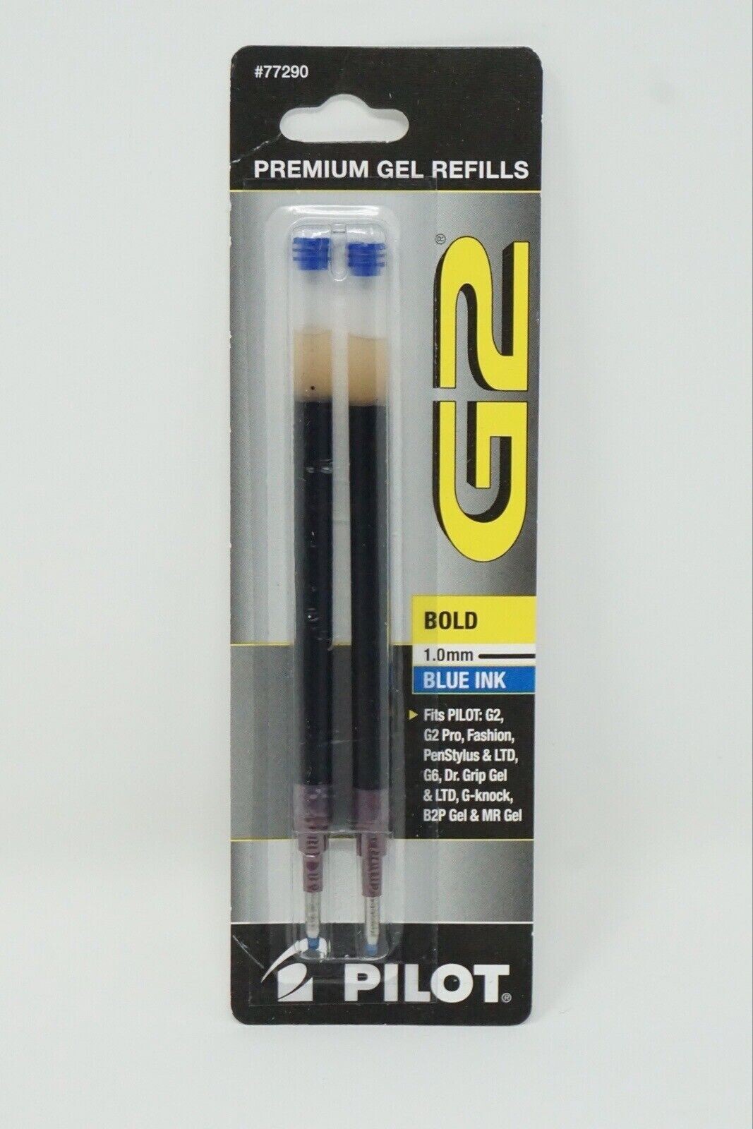 Pilot G2 Bold Gel Pen Refill 1.0mm Blue Ink 2-Pack 77290 for sale ...