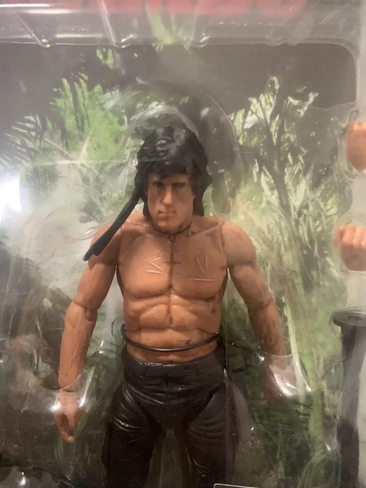 NECA First Blood - John J Rambo Survival Version 7" Action Figure ...