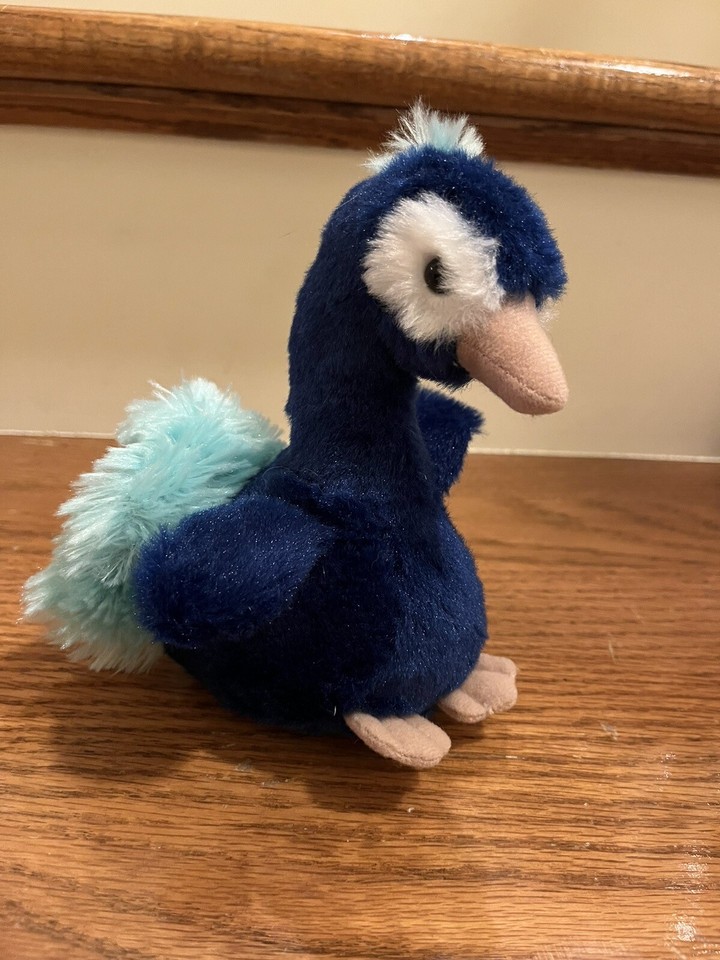 Aurora World - Blue Peacock Soft Plush Stuffed Animal, 6 Inch, Pre ...