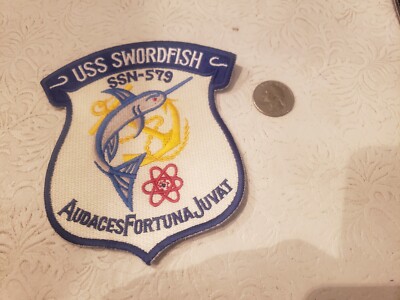 1970s Vintage US NAVY SUBMARINE PATCH USS SWORDFISH SSN-579 US Made ...